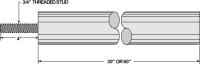 China Fresh Water Environment Water Tank Anode Rod With High Corrosion Resistance for sale