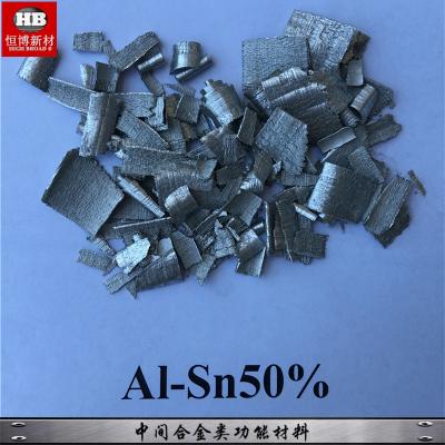 China AlSn 50% Content Aluminium Master Alloy For Increase Strength , Ductility for sale