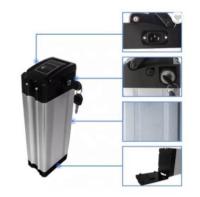 China 18650 Lithium Ebike Seat Post Battery , 36V Silverfish Ebike Battery 250W 350W for sale
