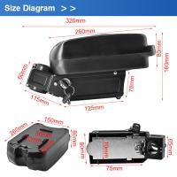China 36V 10.4Ah 11.6Ah 18650 Little Frog E-Bike Battery Folding Small for Electric Bike Scooter for sale