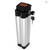 China Silver Fish Lithium Ion E Bike Battery Replacement Rechargeable Down Tube 36V for sale