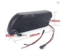 China 48v 17.5ah E Bike Battery Replacement 3500mah 1000w Tiger Shark Style for sale