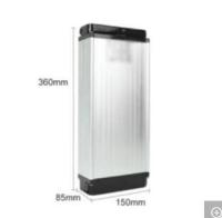 China Ebike Replacment Battery Long Cycle 48V 250W 500W Silver Rear Rack Rechargeable Ebike Battery Fiets Accufahrrad Akku Fur Elektrofahrrader Lithium Battery for sale