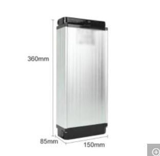 China Ebike Replacment Battery Long Cycle 48V 250W 500W Silver Rear Rack Rechargeable Ebike Battery Fiets Accufahrrad Akku Fur Elektrofahrrader Lithium Battery for sale