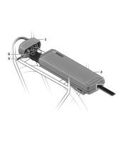 China Replacement Bosch Powerpack Rack 500 Anthracite Performance Ebike Battery for sale