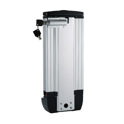 China Long Cycle 48V 250W 500W Silver Rear Rack Rechargeable Ebike Battery Fiets Accufahrrad Akku Akku Fur Elektrofahrrader OEM/ODM Battery Pack Lithium Battery for sale