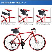 China Folding Little Frog E bike Battery 36V 10Ah 11.6Ah For 250W ScooterElectric Bicycle for sale