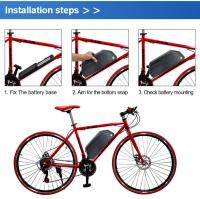 China Lithium Ion E Bike Downtube Battery 36V 12Ah 20Ah for Bicycle Power Battery for sale