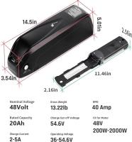 China Hailong Downtube ZZ98 Lithium Battery With USB Port For BLAUPUNKT, 36V 50W-700W Motor for sale