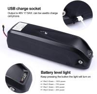 China 36V 17.5Ah Ebike Battery with USB Port for 1000W Motor for sale