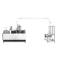 China 2 - 16 OZ Paper Container Making Machine Offset Printing Paper Tea Cup Making Machine for sale