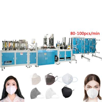 China 4 Ply N95 Mask Manufacturing Machine 15Kw Full Automatic 220V 380V for sale