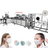China 120pcs/Min 15Kw Antivirus KN95 Mask Machine Non Woven Fabric Line for sale