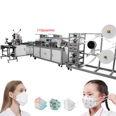China 120pcs/Min 15Kw Antivirus KN95 Mask Machine Non Woven Fabric Line for sale