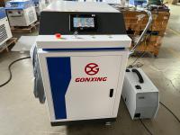 China Swing Gun Handheld Fiber Laser Welding Machine 1000w 1500w 2000w 3in1 Cutting Cleaning Welding Speed Area 0-120mm/s for sale