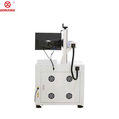 China Dynamic Marker Raycus Metal 20w 30w 50w 100W Fiber Laser Marking Machine With Rotary for Metal Laser Source Raycus Rotary for sale