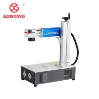 China 0.015mm Minimum Line Width Metal Wood Carving Fiber Laser Marking Machine with Pulsed Mode and Raycus/JPT Laser Source for sale