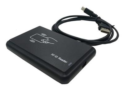 China 125kHz RFID Desktop Reader USB Keyboard Simulation 5V EM4200 Compatible 0-13cm Read Range for sale