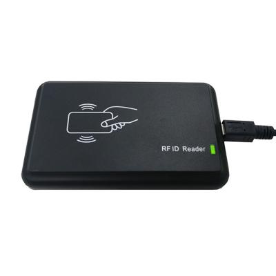 China Dual Frequency RFID Reader 125kHz EM4100 13.56MHz Mifare USB HID Plug and Play for Android for sale