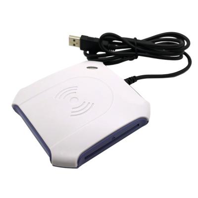 China ABS PCBA Desktop RFID Reader MI-FARE Card Encoder 13.56MHz USB for sale