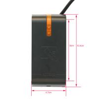 China 13.56MHz Wall Mounted RFID Reader Access Control NFC Reader RS232 RS485 9600 for sale