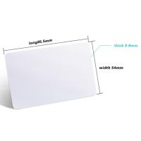China Printable MIFARE Classic 1K 13.56MHz RFID Blank PVC Card 85.5x54mm for sale