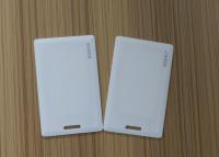 China 125kHz EM4200 TK4100 1.8mm Thick RFID Clamshell Card 18 Digits LF Card for sale