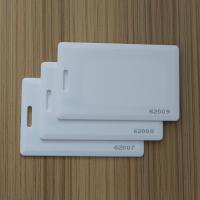 China 125kHz EM4200 TK4100 1.8mm Thick RFID Clamshell Card 18 Digits LF Card for sale