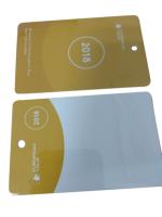 China Large Format Sized LOGO QR Code PVC RFID Smart Card For Hotel Event Conference for sale