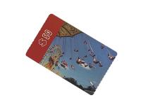 China RFID Paper Card 13.56MHz 85.5x54mm Printable Recyclable Hotel Key Card for sale