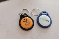 China 13.56MHz NFC Key Ring Tag RFID Keyfob NTAG215 Epoxy ABS 41x33mm for sale