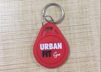 China UID Changeable RFID Key Tags Rewritable Keychain ISO15693 Writable Clone Keyfob for sale