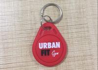 China 13.56MHz NFC Key Ring Tag RFID Keyfob NTAG215 Epoxy ABS 41x33mm for sale