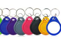 China 125kHz RFID Keychain Tag EM4305 T5577 Programmable Rewritable Keyfob 41x33mm for sale