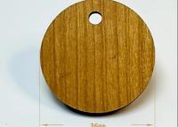 China Custom Eco-Friendly Wood RFID Key Tag NFC Wooden Keychain N-TAG 213 216 85.5x54x1.2mm for sale