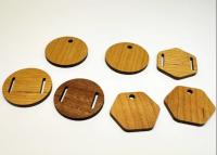 China Custom Eco-Friendly Wood RFID Key Tag NFC Wooden Keychain N-TAG 213 216 85.5x54x1.2mm for sale