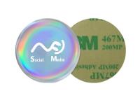 China 25mm RFID Round Coin Card TK4100 125kHz Waterproof Access Control Tag for sale