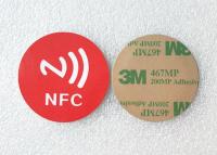 China 25mm RFID Round Coin Card TK4100 125kHz Waterproof Access Control Tag for sale