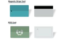 China Hico Magnetic Stripe RFID Tag PVC Access Control Smart Chip Card 86x54mm 2750 Oe for sale
