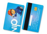 China Hico Magnetic Stripe RFID Tag PVC Access Control Smart Chip Card 86x54mm 2750 Oe for sale
