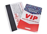 China Hico Magnetic Stripe RFID Tag PVC Access Control Smart Chip Card 86x54mm 2750 Oe for sale