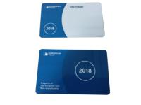 China Recyclable Bio-PVC RFID Tag Card Dual Frequency 13.56MHz 860-960MHz CMYK Printing for sale