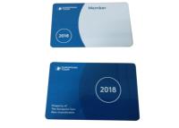 China Bio-PVC Eco-Friendly RFID Card NFC Impinj UHF 13.56MHz 860-960MHz 85.5x54mm for sale