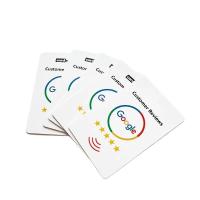 China Custom NFC Business Card RFID Smart Card 85.5x54mm PVC Programmable Contactless Social Media for sale