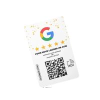 China Custom NFC Business Card RFID Smart Card 85.5x54mm PVC Programmable Contactless Social Media for sale
