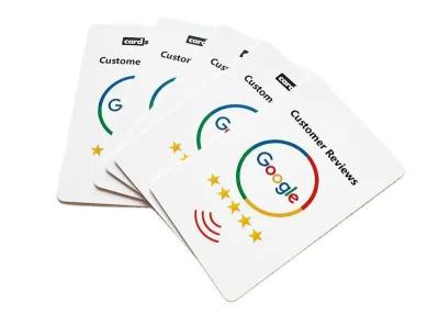 China Custom NFC Business Card RFID Smart Card 85.5x54mm PVC Programmable Contactless Social Media for sale
