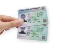 China Printable Polycarbonate ID Card 85.5x54x0.76mm Glossy PC Material Hologram Photo Card for sale