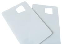 China Printable Polycarbonate PC Material Blank ID Card White With UV Ink Cli Mli for sale