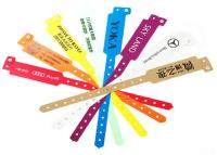 China Custom Printing RFID PVC Wristband 13.56MHz One Time Use Hospital Patient ID Wristband for sale