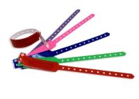 China Custom Printing RFID PVC Wristband 13.56MHz One Time Use Hospital Patient ID Wristband for sale